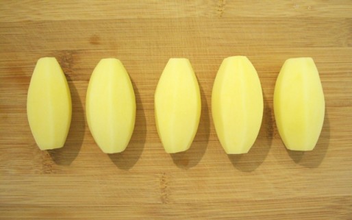 Pommes de terre tournées | Chut Je cuisine